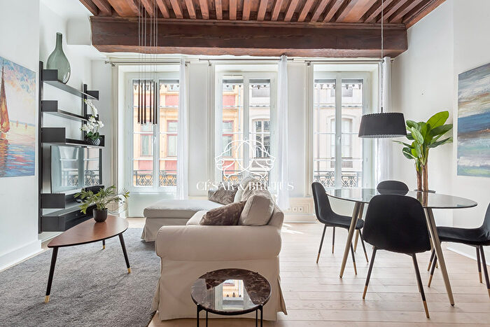 Appartement à vendre - Lyon e , Cordeliers Bellecour - 2 pièces - 1 chambre