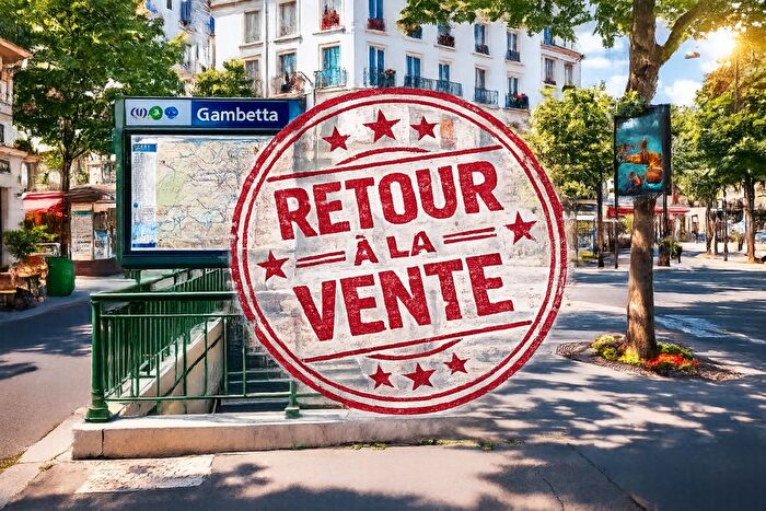 Appartement 1 pièce à Paris 20ème, Gambetta, à vendre