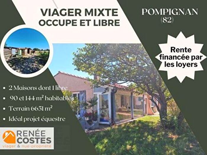 Maison à vendre - Pompignan - 9 pièces - 5 chambres