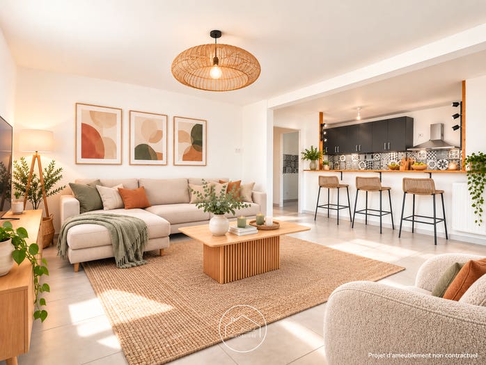 Appartement 4 pièces à Marseille 11ème, La Valbarelle, à vendre