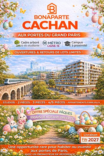 Maison à vendre - Cachan, La Plaine - 3 pièces