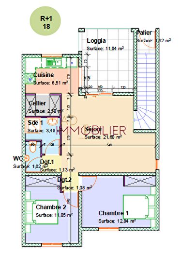 Appartement à vendre - Les Abymes - 3 pièces - 2 chambres