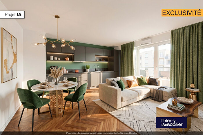 Appartement à vendre - Saint-Sébastien-sur-Loire, Bords de Loire - 3 pièces - 2 chambres