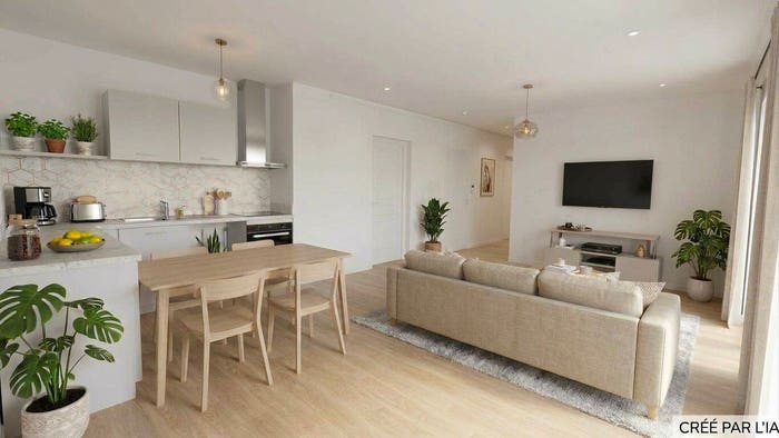 Appartement 4 pièces à Haute Loge-Tissage-Chapelle Vandamme-Rocher, Hazebrouck, à louer