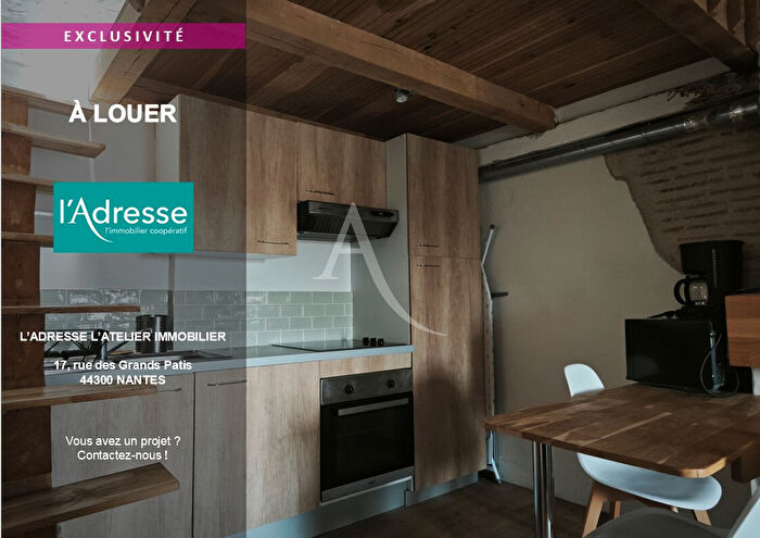 Appartement 1 pièce à Nantes, Centre-ville, à louer