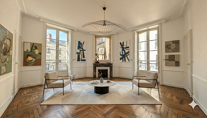 Appartement à vendre - Nantes, Centre-ville - 5 pièces - 4 chambres