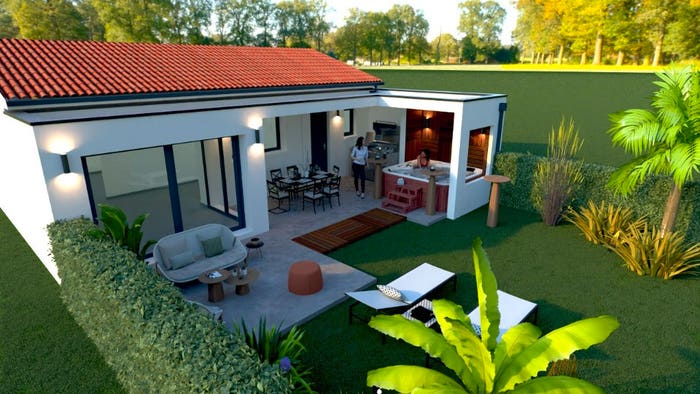 Maison 3 pièces à vendre à Villemolaque