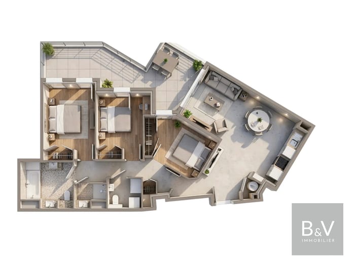 Maisons à vendre et appartements à louer - 3