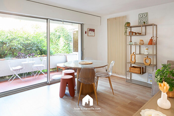 Appartement à louer - Marseille e , La Plage - 2 pièces - 1 chambre