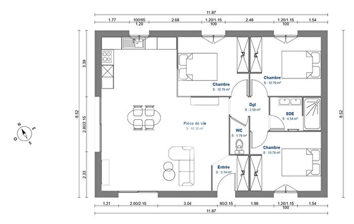 Maisons à vendre et appartements à louer - 3