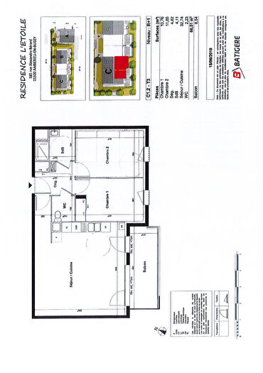 Appartement 3 pièces à louer à Ambérieu-en-Bugey, Tiret