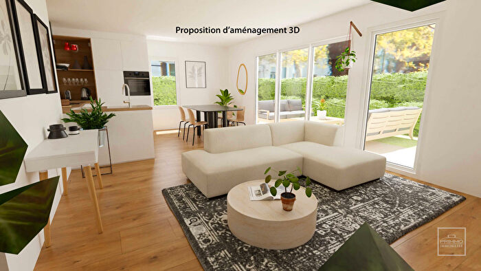 Appartement à vendre - Lyon e , Champvert, Gorge de Loup - 2 pièces - 1 chambre