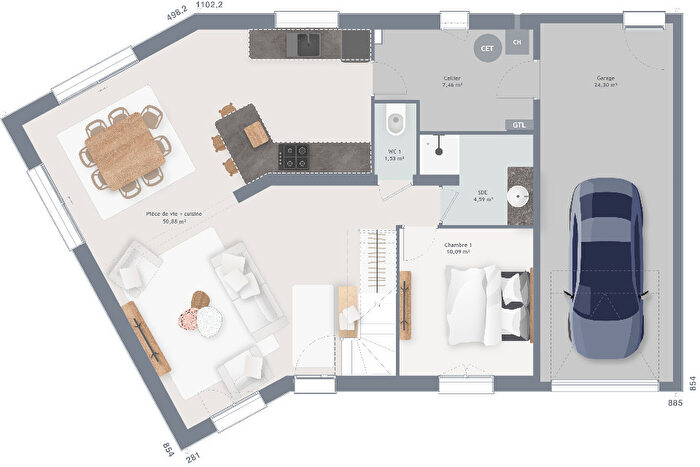 Maisons à vendre et appartements à louer - 3