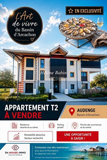 Audenge : Appartement 2 pièces à vendre
