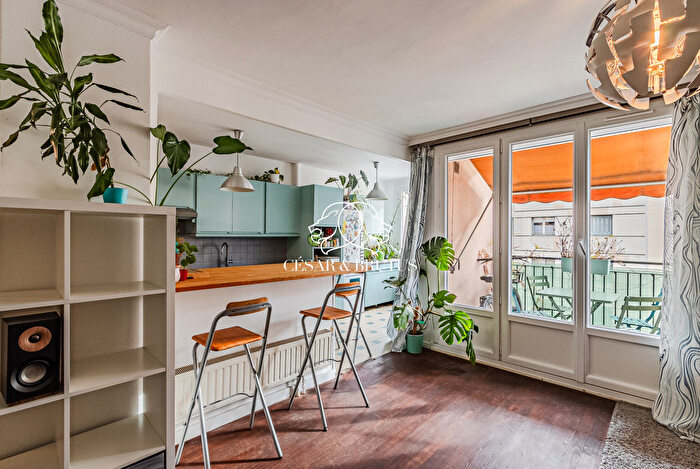 Appartement à vendre - Lyon e , Villette, Paul Bert - 3 pièces - 2 chambres