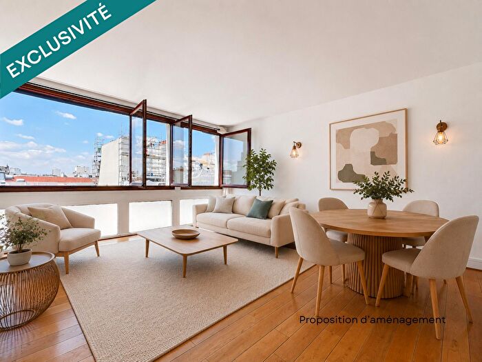 Paris 19ème, La Villette, Porte de Pantin : Appartement 4 pièces à vendre