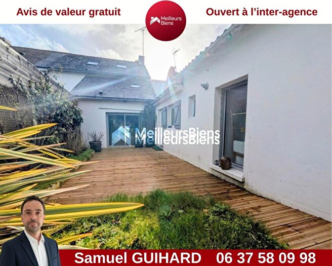 Maison à vendre - Guérande, Centre-ville, Faubourgs - 4 pièces - 2 chambres