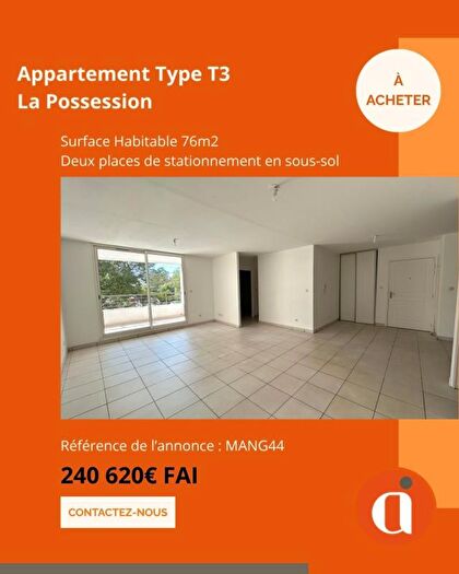 La Possession - Appartement 3 pièces à vendre