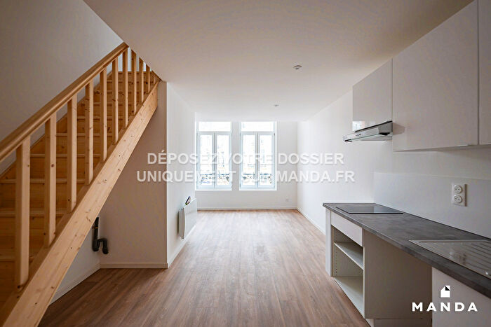 Appartement à louer - Roubaix, Centre-ville, Crouy - 1 pièce - 1 chambre