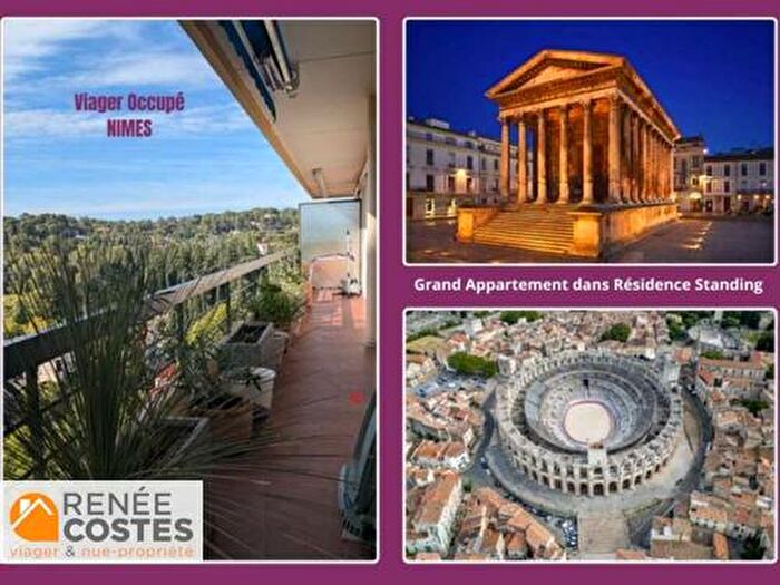 Appartement à vendre - Nîmes, Montaury - 4 pièces - 3 chambres