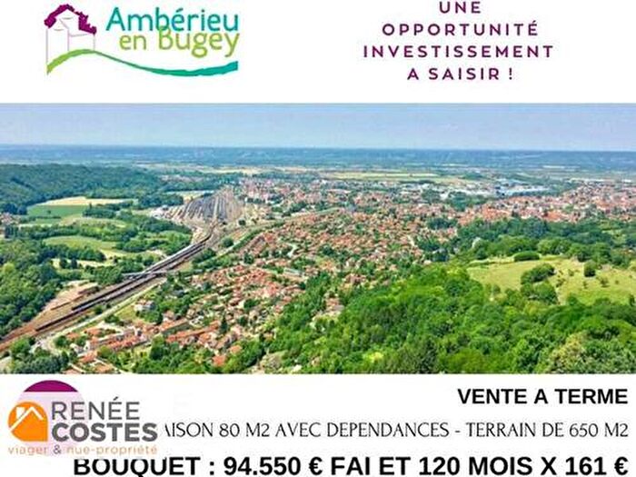 Maison à vendre - Ambérieu-en-Bugey, Centre-ville - 4 pièces - 3 chambres