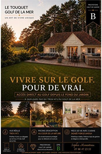 Le Touquet-Paris-Plage, Golf, Plaine, Stoneham, Mayvillage - Maison 7 pièces à vendre