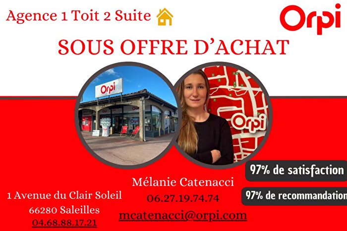 Appartement à vendre - Saleilles - 2 pièces - 1 chambre