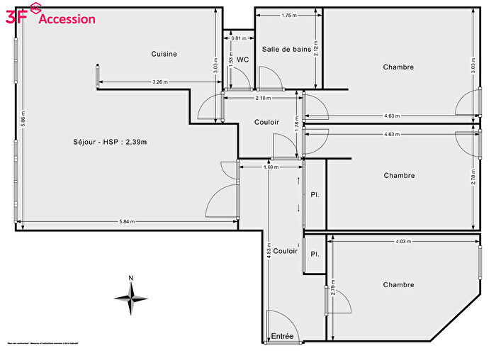 Appartement 4 pièces à Coulommiers, Chemin de Fer, à vendre