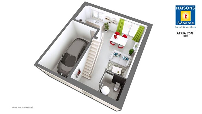 Maison à vendre - May-en-Multien - 4 pièces - 3 chambres