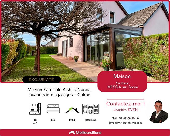 Maison à vendre - Messia-sur-Sorne - 5 pièces - 4 chambres