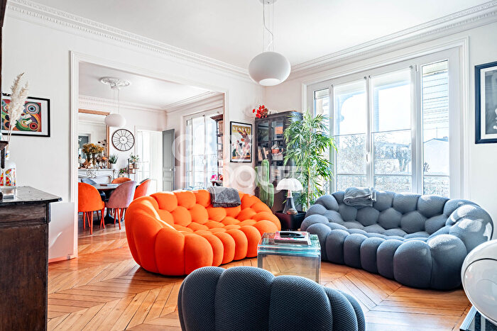 Appartement à vendre - Asnières-sur-Seine, Bécon, Bourguignons - 5 pièces - 3 chambres