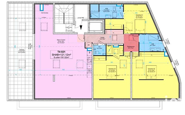 Appartement à vendre - Saint-Raphaël, Plateau Notre-Dame - 4 pièces