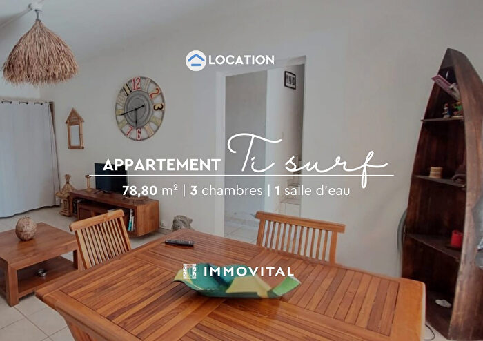 Appartement à louer - Sainte-Anne - 4 pièces - 3 chambres