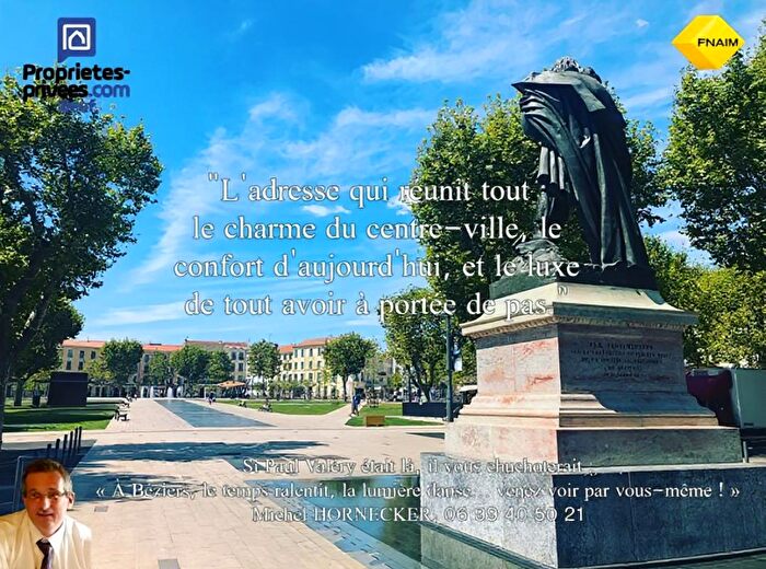 Appartement à vendre - Béziers, Centre-ville, Palais des Congrès, Garibaldi, Gambetta - 3 pièces - 2 chambres