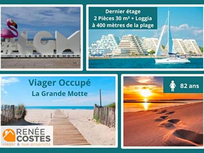 Appartement à vendre - La Grande-Motte, Couchant- Petite Motte - 1 pièce - 1 chambre