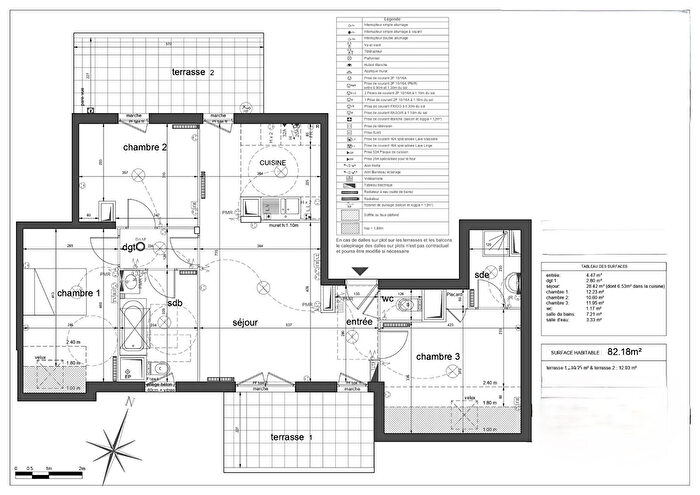 Appartement à vendre - Colombes, Europe - 4 pièces - 3 chambres