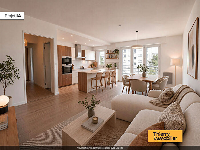 Nantes, Saint-Clément, Jardin des plantes, Caserne Lamoricière : Appartement 3 pièces à vendre