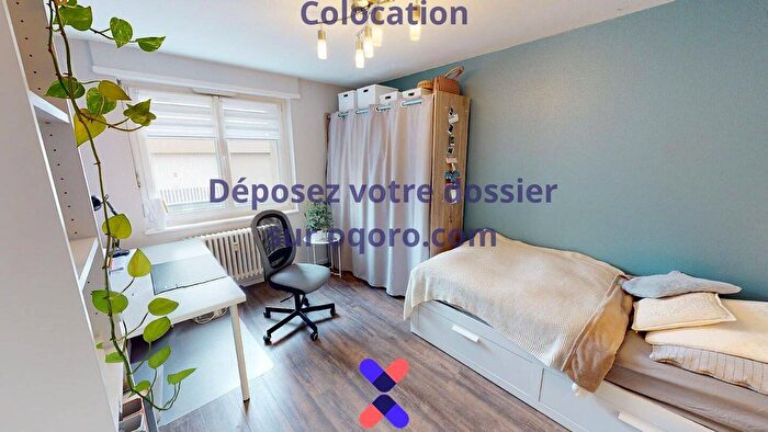 Appartement à louer - Daguerre, Mulhouse - 3 pièces - 2 chambres