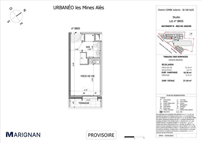 Appartement à vendre - Alès, Silhol, Pierre Plantée, Conilhères - 1 pièce
