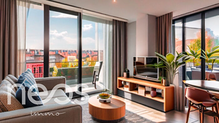 Appartement à vendre - Douai, Centre-ville - 4 pièces - 3 chambres