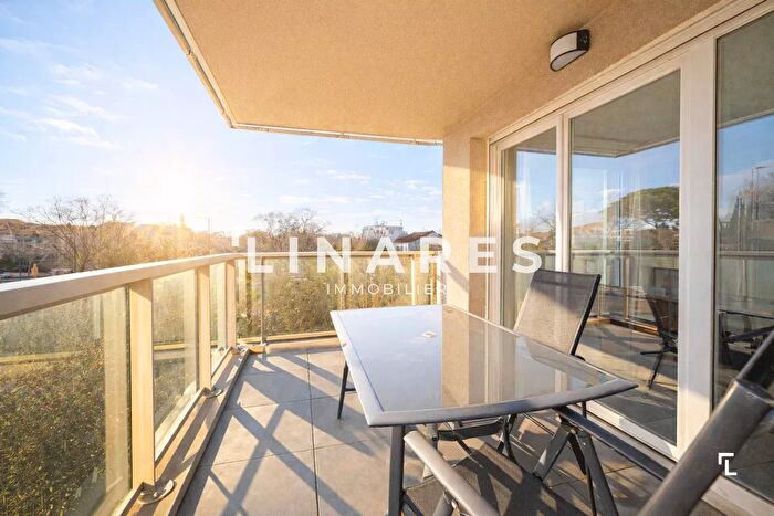 Appartement à vendre - Marseille e , Mazargues - 3 pièces - 2 chambres