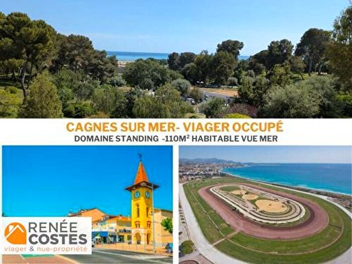 Cagnes-sur-Mer, La Gare, Les Plans, Hippodrome : Appartement 5 pièces à vendre