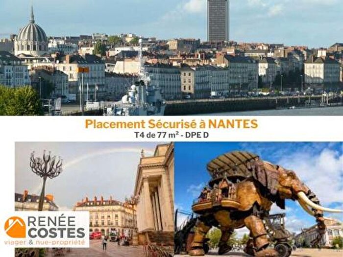 Appartement à vendre - Nantes, Sèvres, Gilarderie, Lion dOr - 4 pièces - 2 chambres