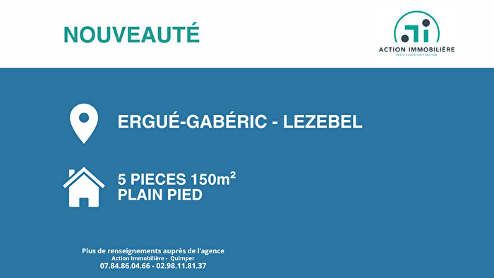 Maison à vendre - Ergué-Gabéric - 5 pièces - 3 chambres