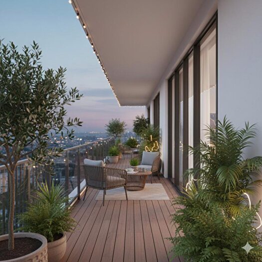 Appartement à vendre - Luzarches - 3 pièces - 2 chambres