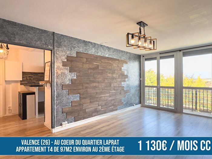 Appartement à louer - Valence, Laprat - 5 pièces - 3 chambres