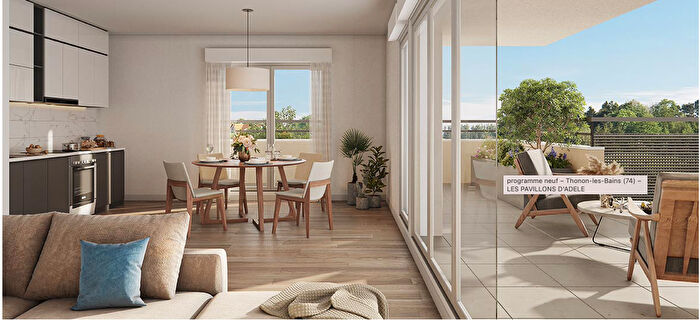 Appartement à vendre - Ferney-Voltaire - 3 pièces - 2 chambres