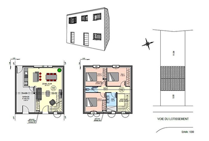 Maison à vendre - Bouhet - 4 pièces - 3 chambres