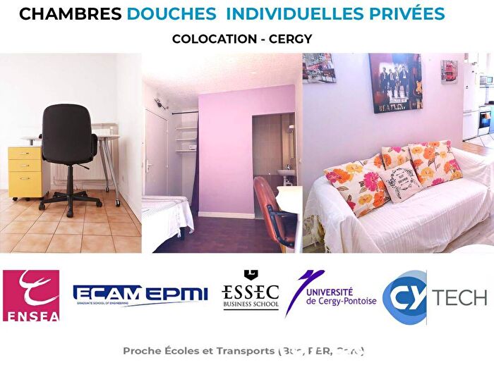 Appartement 1 pièce à Croix Petit-Chenes d'Or, Cergy, à louer