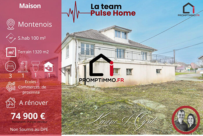 Maison à vendre - Montenois - 5 pièces - 3 chambres